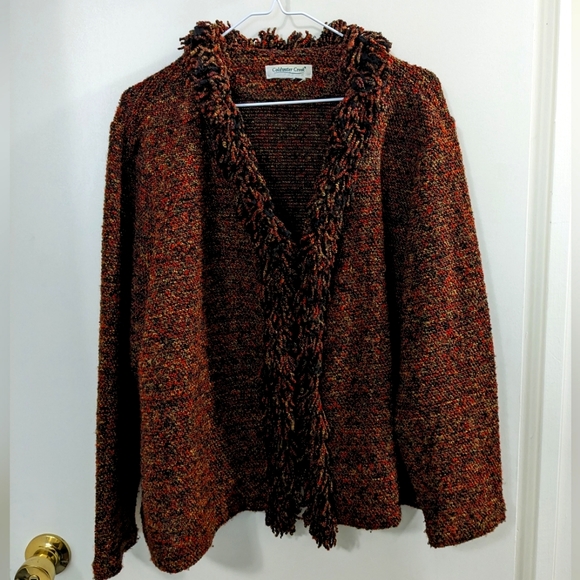 Coldwater Creek | Sweaters | Coldwater Creek Fringe Cardigan | Poshmark